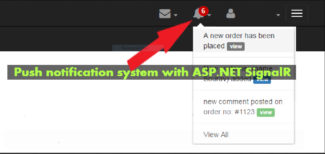 Create A Push Notification System With Signalr With Aspnet Mvc Sourcecodester